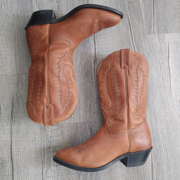 Boulet | Shoes | Boulet Leather Cowboy Boots | Poshmark